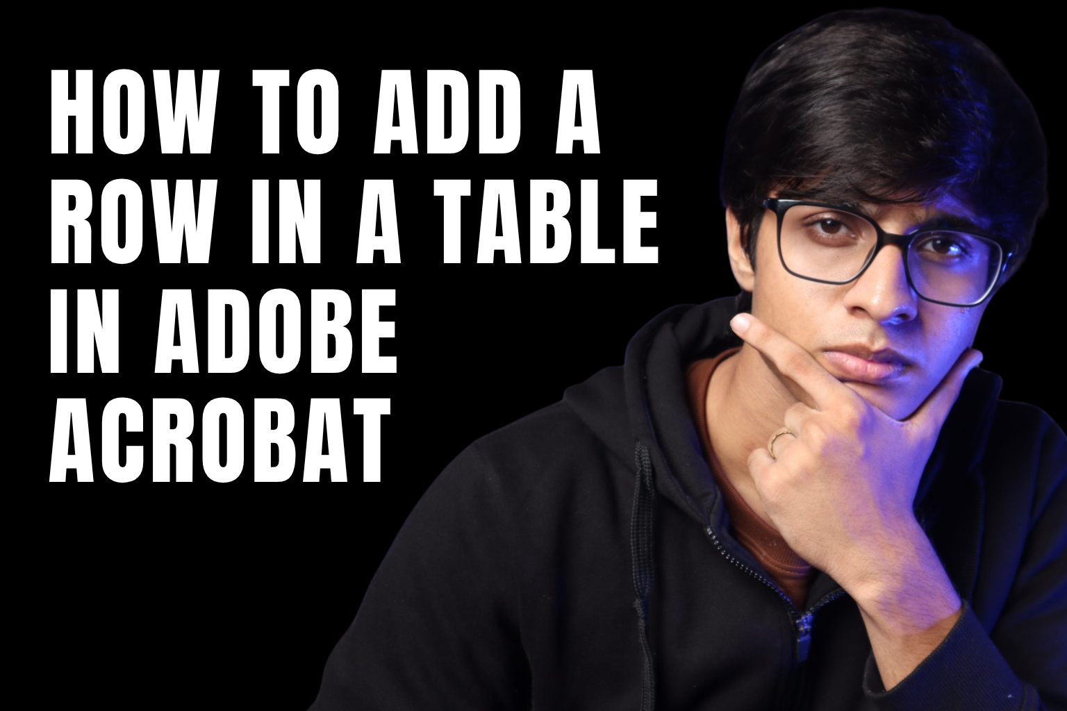 How to Add a Table in Adobe Acrobat