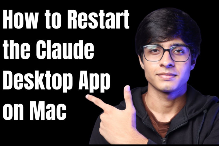 How to Restart the Claude Desktop App on Mac