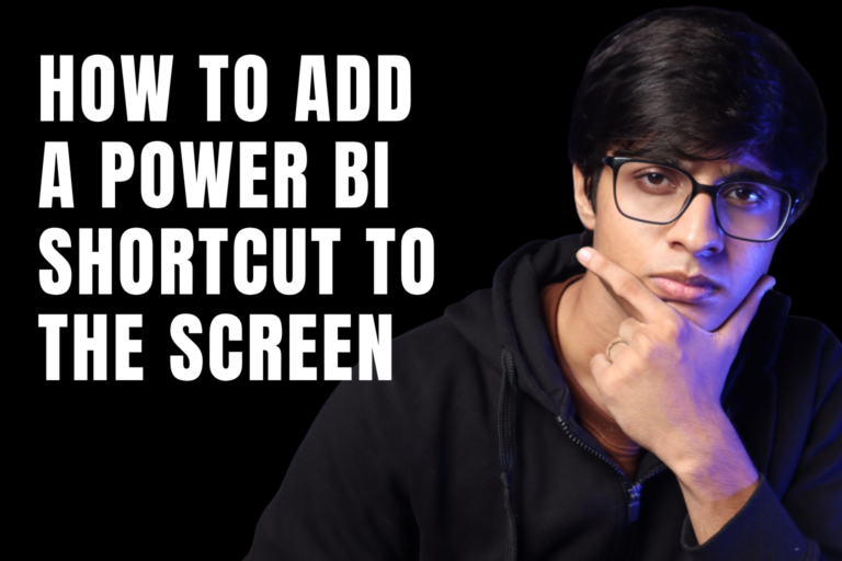 How to Add a Power BI Shortcut to Your Screen