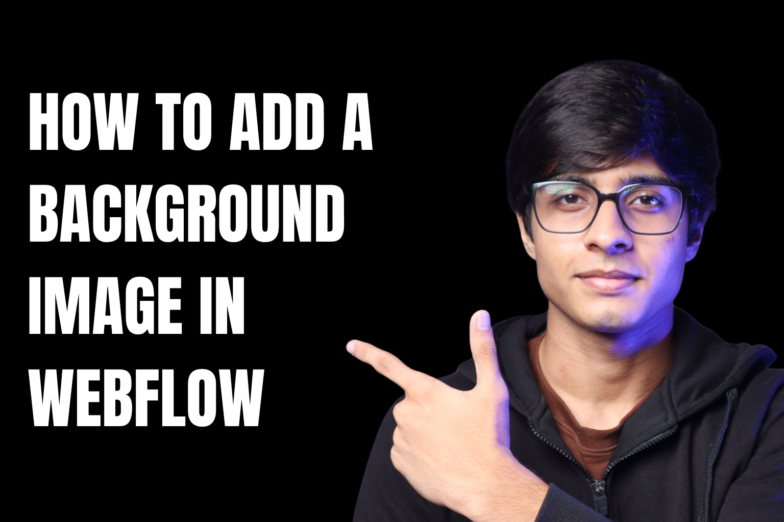 How to Add a Background Image in Webflow